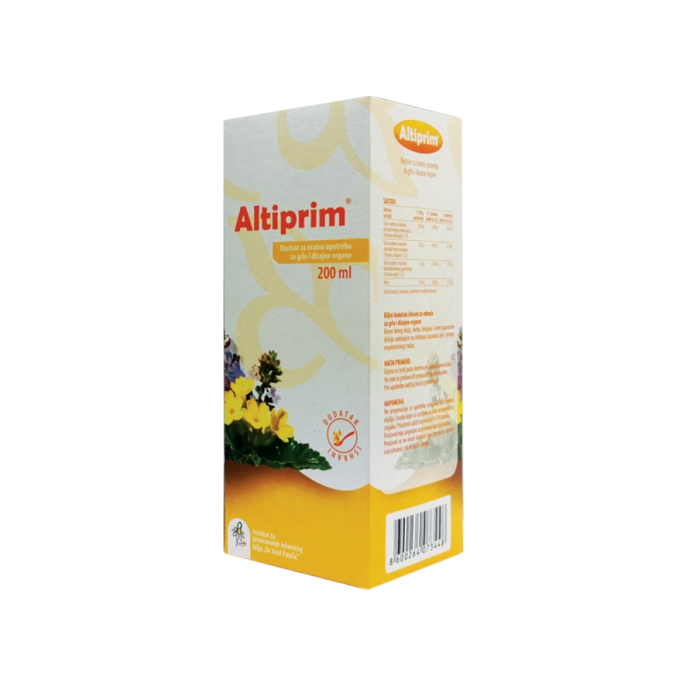 Altiprim® sirup 200ml | Markfarm apoteka