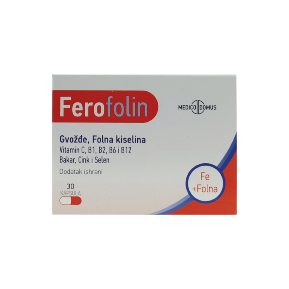 Ferofolin 30 kapsula | Markfarm apoteka