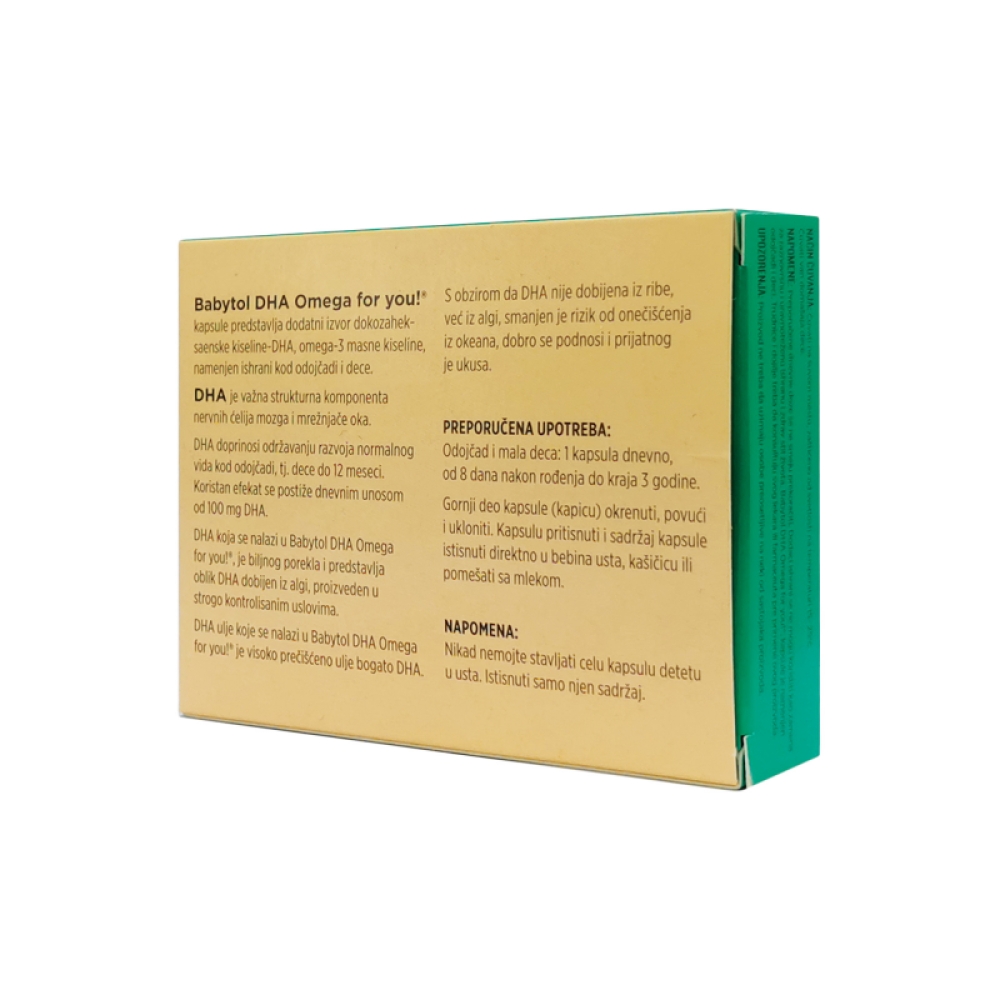 Babytol DHA Omega for you® 30 twist-off kapsula | Markfarm apoteka