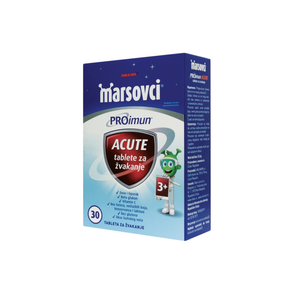 Marsovci® PROimun ACUTE 30 tableta za žvakanje | Markfarm apoteka
