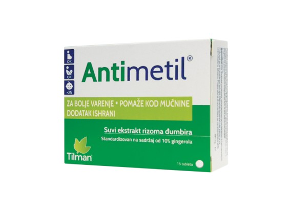 Antimetil® 15 obloženih tableta | Markfarm apoteka