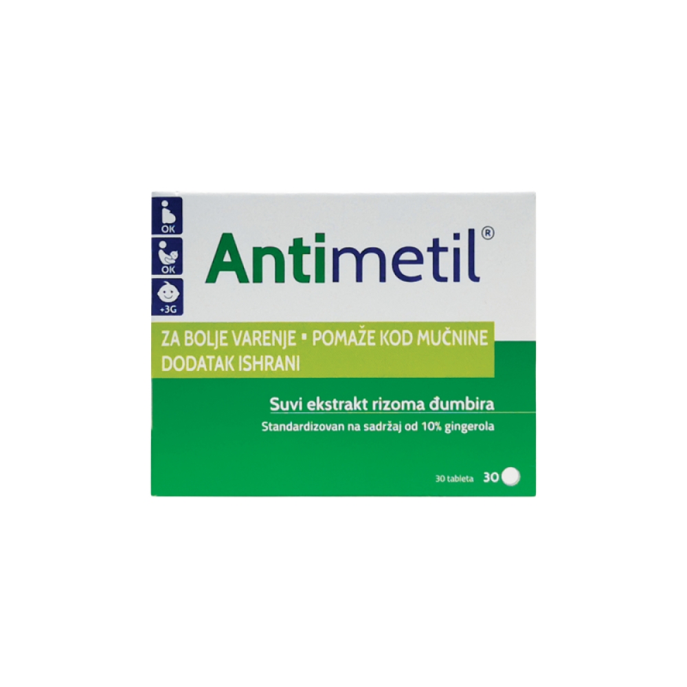 Antimetil® 30 obloženih tableta | Markfarm apoteka