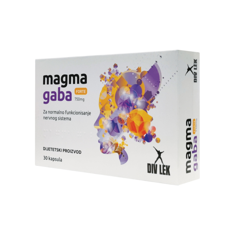 Magma Gaba Forte 750 mg 30 kapsula | Markfarm apoteka