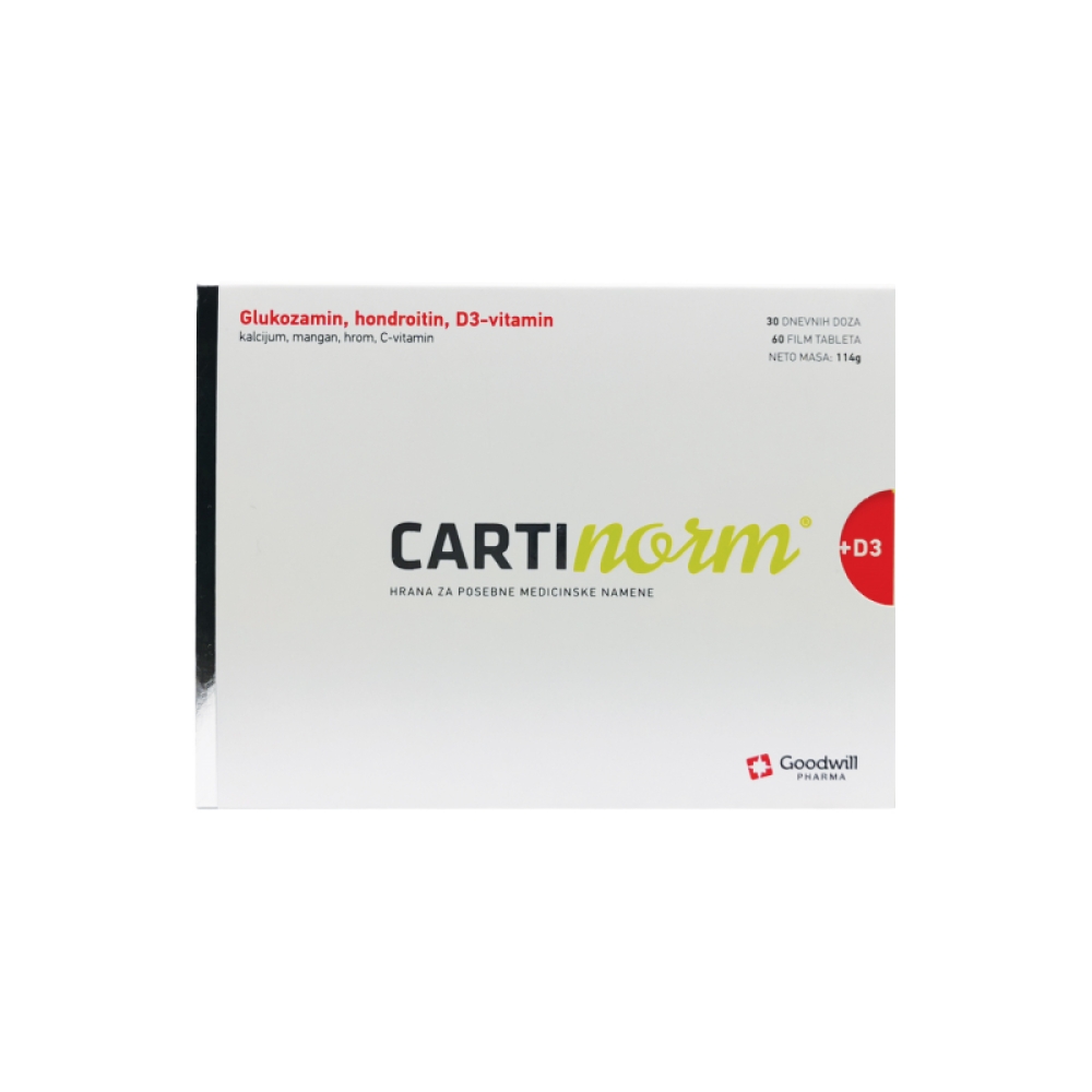 Cartinorm® + D3 60 tableta | Markfarm apoteka