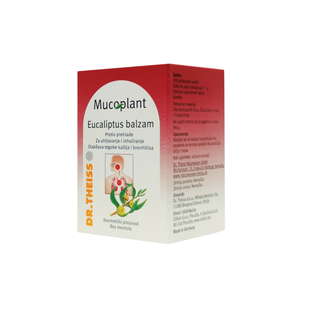 Mucoplant eukaliptus balzam protiv prehlade 50g | Markfarm apoteka