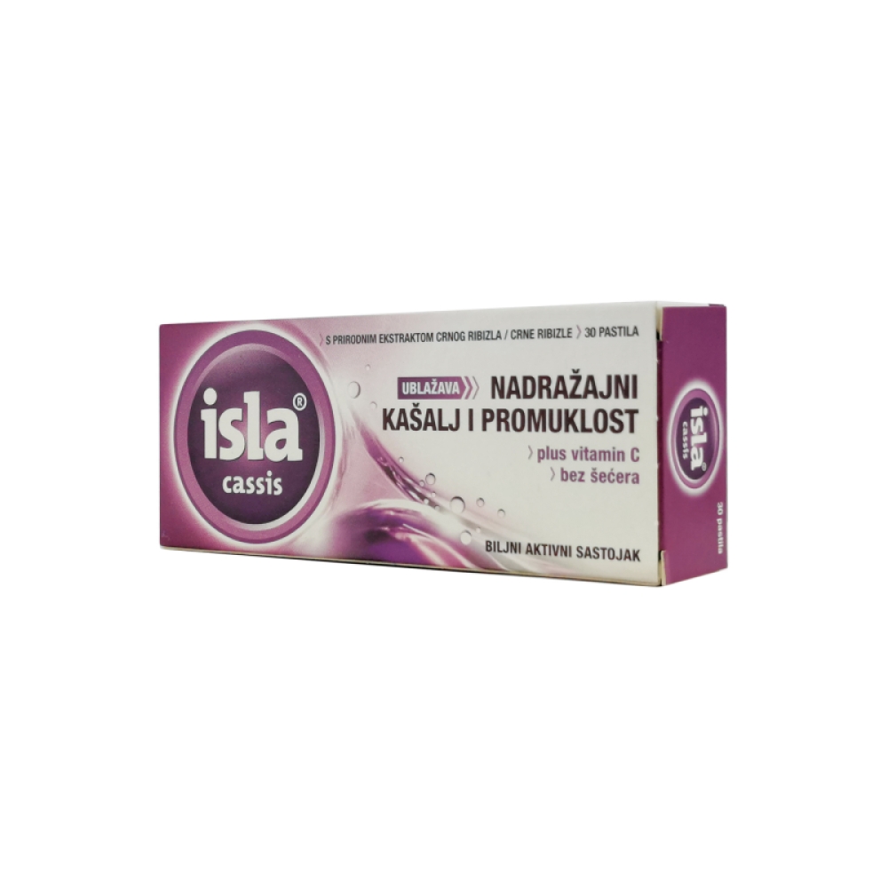 Isla® Cassis 30 Pastila Markfarm Apoteka 6553