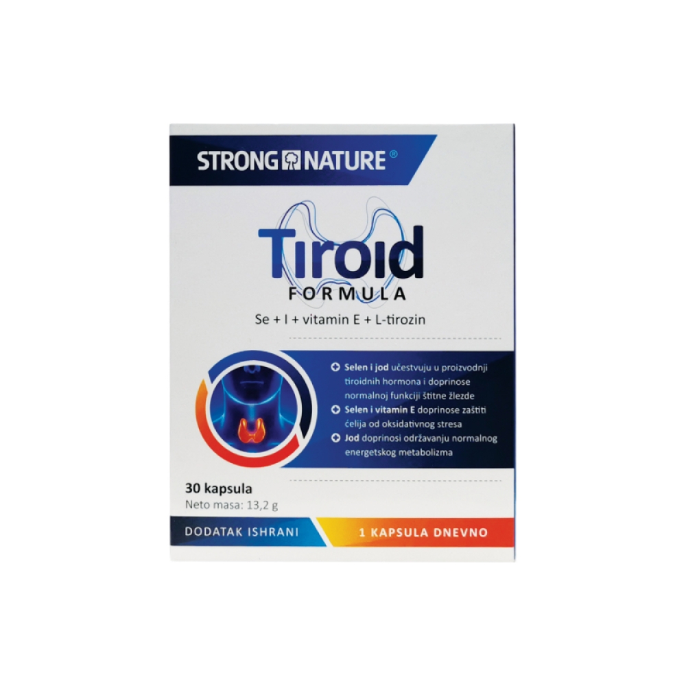 Strong Nature® Tiroid formula 30 kapsula | Markfarm apoteka