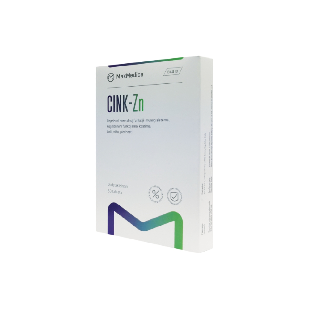 MaxMedica Cink - Zn 50 tableta | Markfarm apoteka