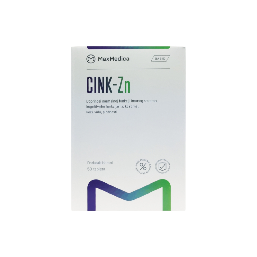 MaxMedica Cink - Zn 50 tableta | Markfarm apoteka
