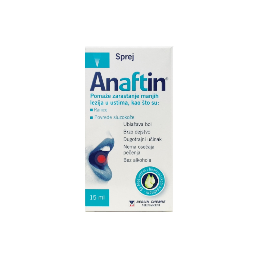 Anaftin® sprej 15 ml | Markfarm apoteka