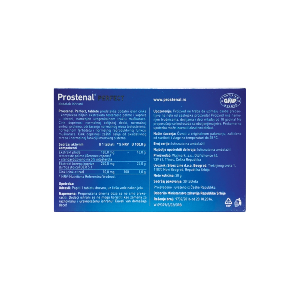 Prostenal® Perfect 30 tableta | Markfarm apoteka