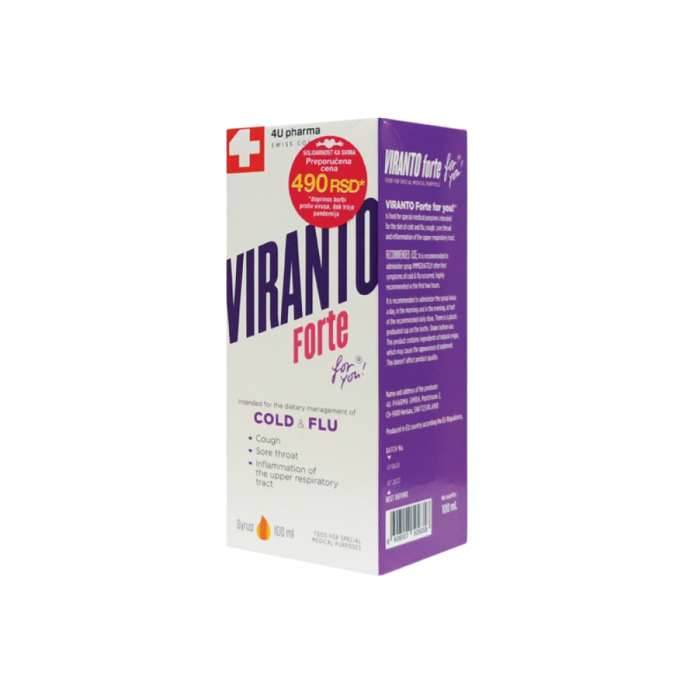 Viranto Forte sirup 100 ml | Markfarm apoteka