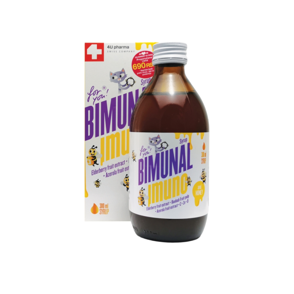 Bimunal Imuno for you® sirup 300 ml | Markfarm apoteka