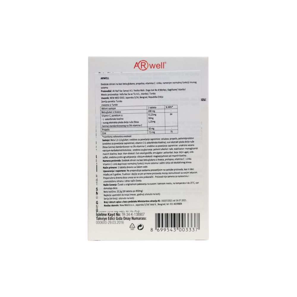 ARwell® 30 tableta | Markfarm apoteka