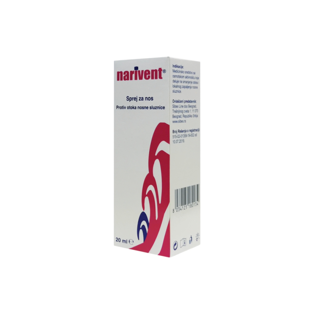 Narivent® sprej 20ml | Markfarm apoteka