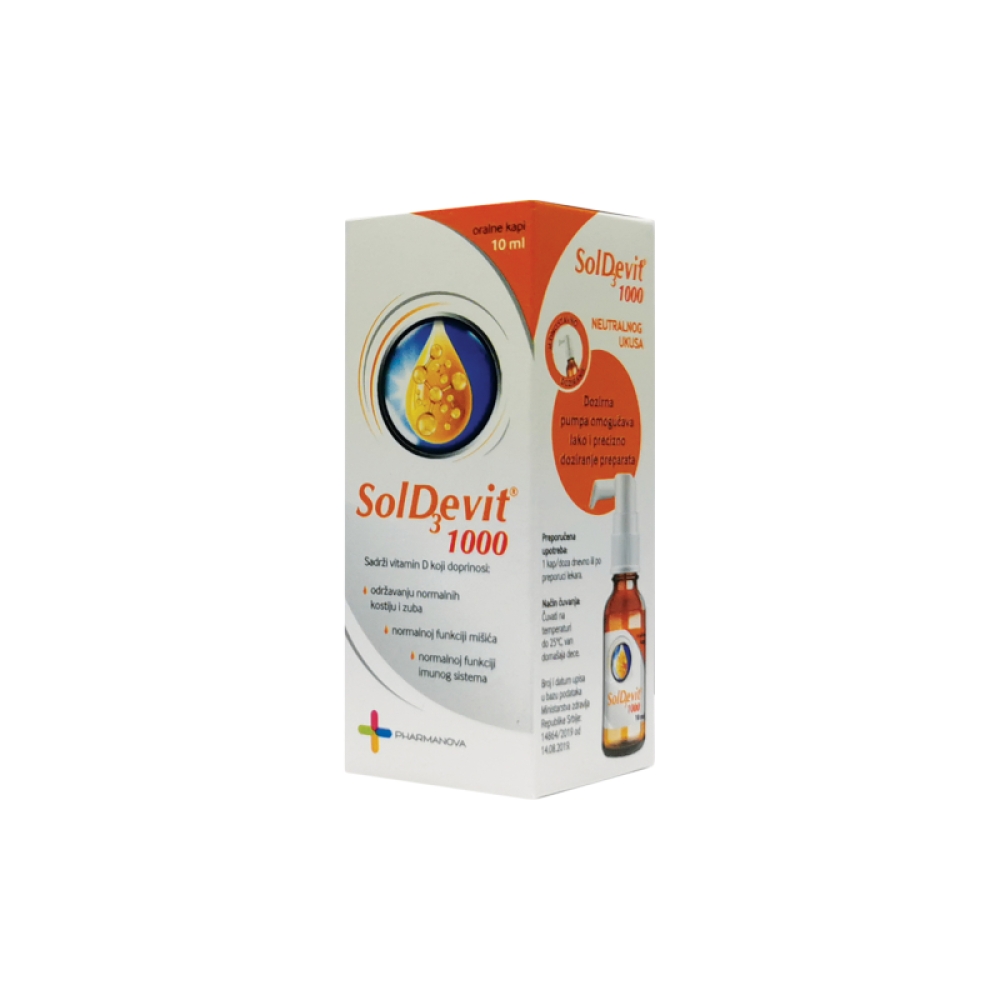 SolDevit® 1000 IU oralne kapi 10 ml | Markfarm apoteka