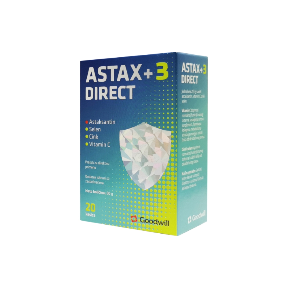 ASTAX+3 DIRECT 20 kesica | Markfarm apoteka