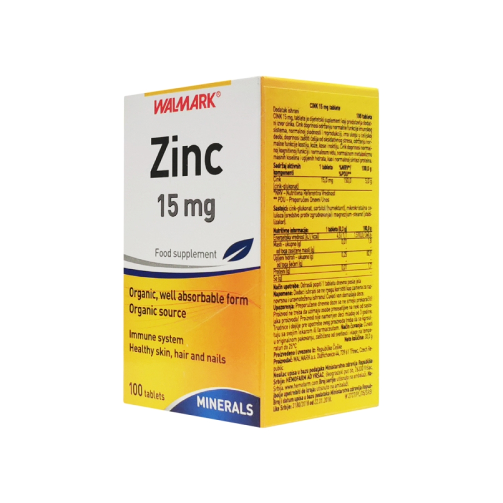 Walmark® Zinc 15 mg 100 tableta | Markfarm apoteka