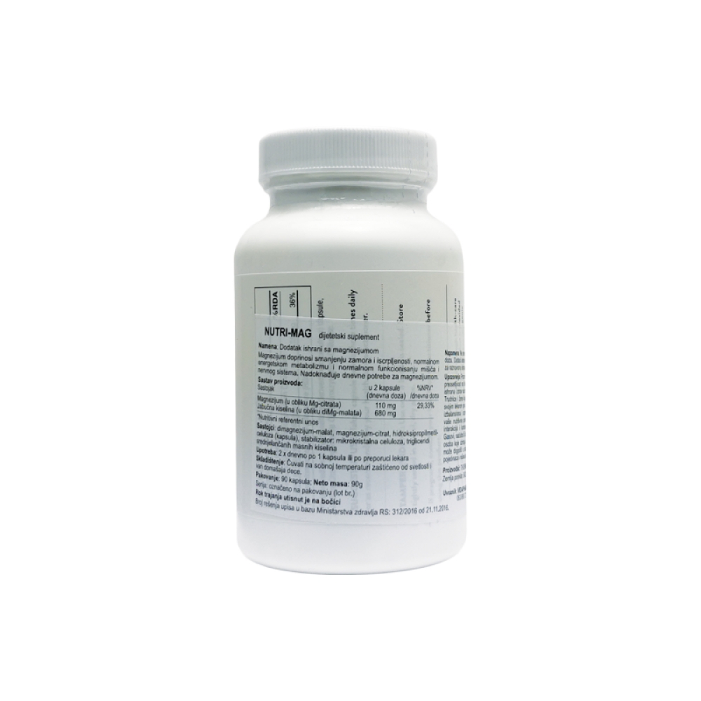 Nutri-Mag 90 kapsula | Markfarm apoteka