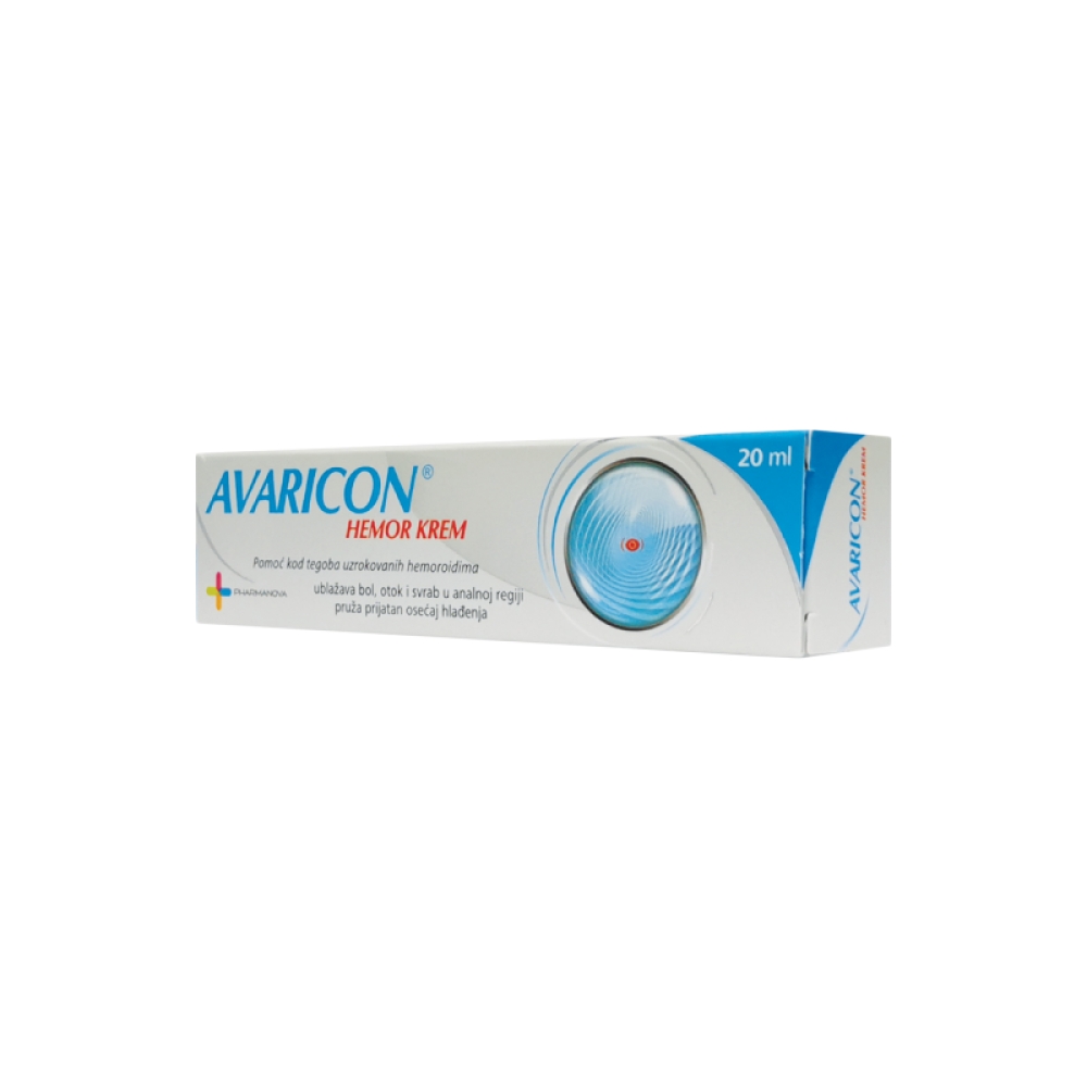 Avaricon® Hemor krem 20 ml | Markfarm apoteka