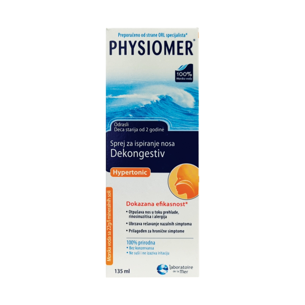 Physiomer® Hypertonic 135 ml | Markfarm apoteka