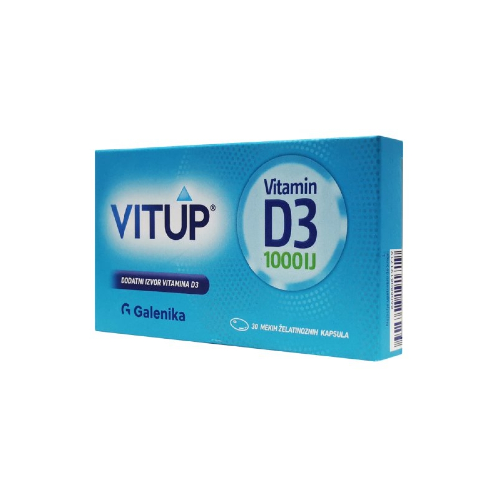VITUP® Vitamin D3 1000 IJ 30 mekih želatinoznih kapsula - Markfarm apoteka