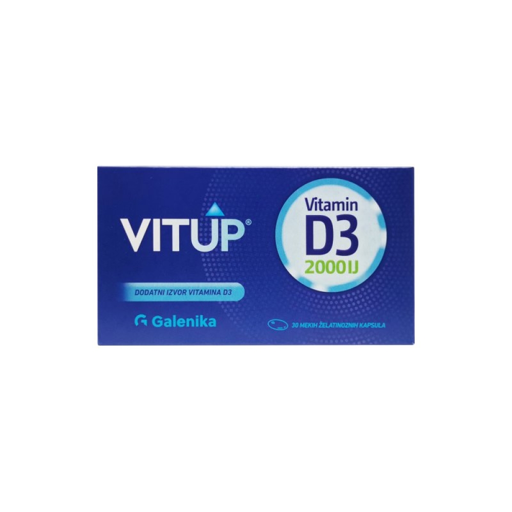 VITUP® Vitamin D3 2000 IJ 30 mekih želatinoznih kapsula | Markfarm apoteka