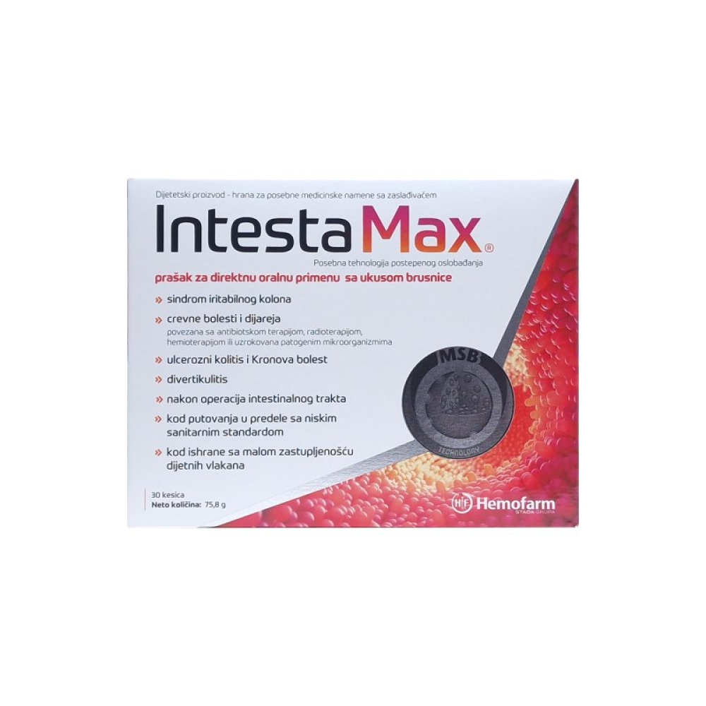 Intesta Max® 30 kesica za direktnu oralnu primenu | Markfarm apoteka