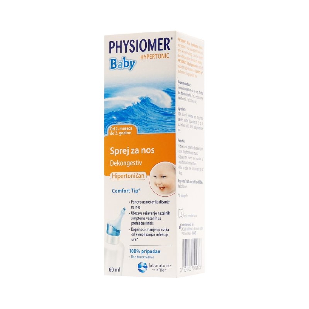 Physiomer® Baby Hypertonic sprej 60 ml | Markfarm apoteka