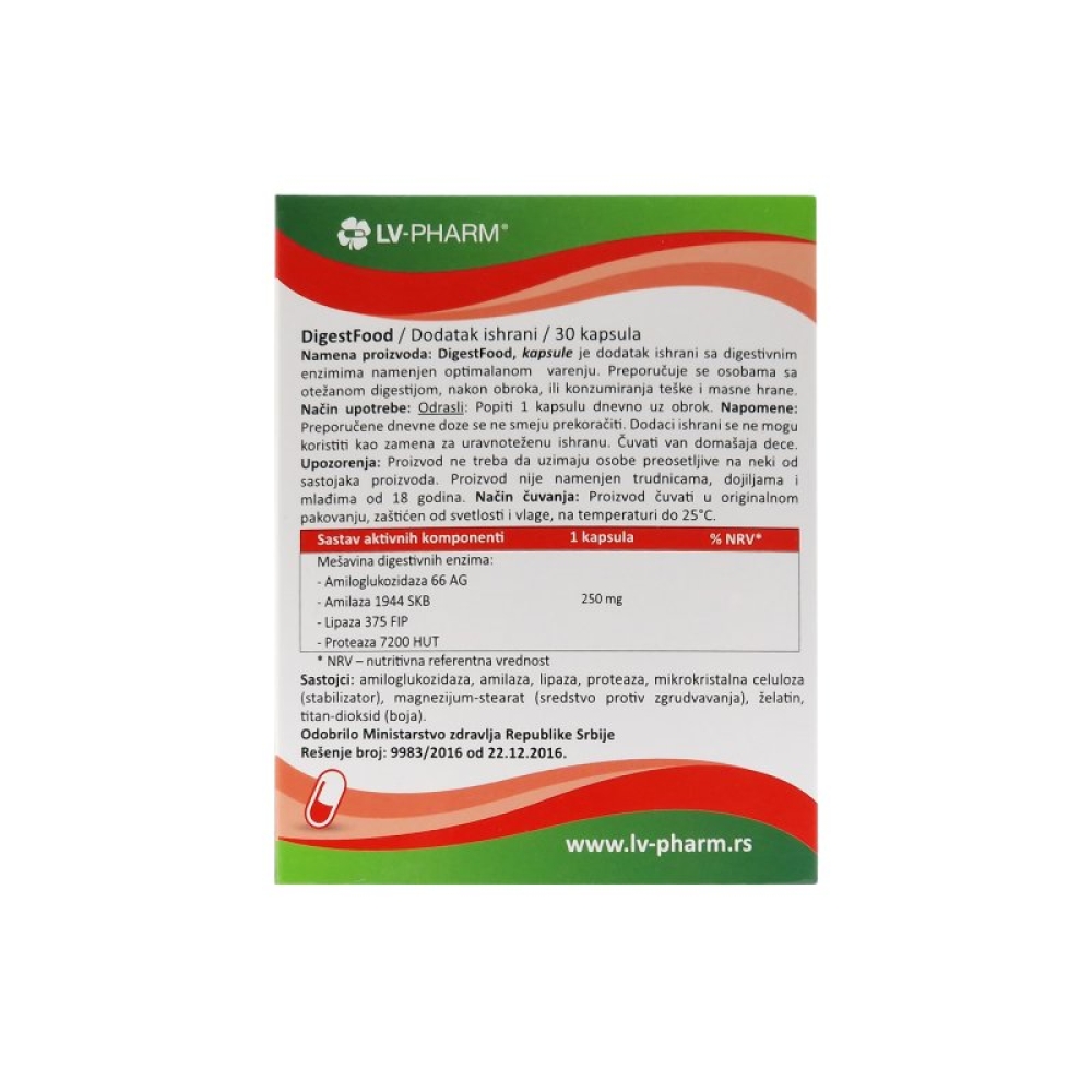 DigestFood 30 kapsula | Markfarm apoteka
