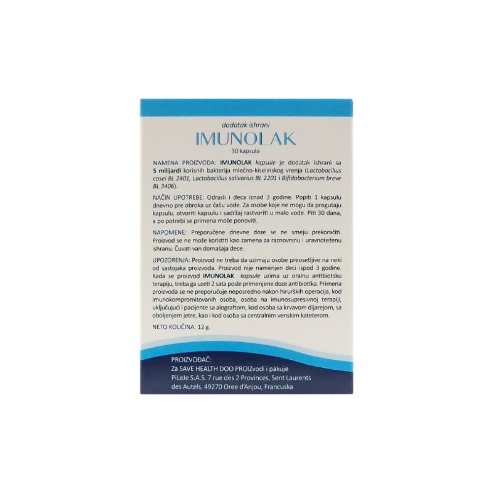 Imunolak za decu i odrasle 30 kapsula | Markfarm apoteka