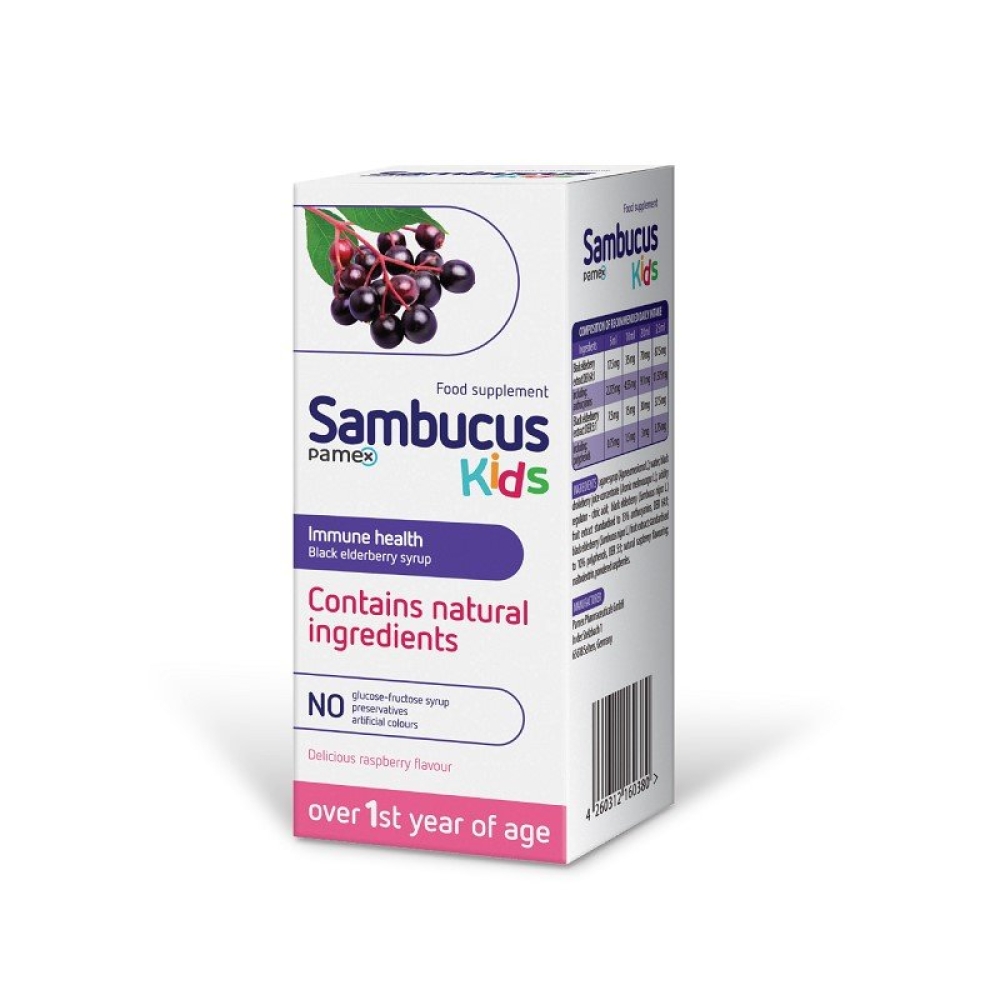 Sambucus Kids sirup 120 ml | Markfarm apoteka