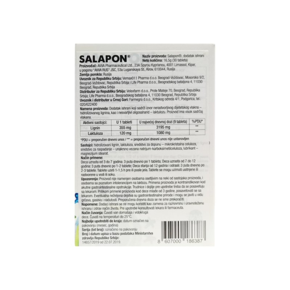 Salapon® 30 tableta | Markfarm apoteka