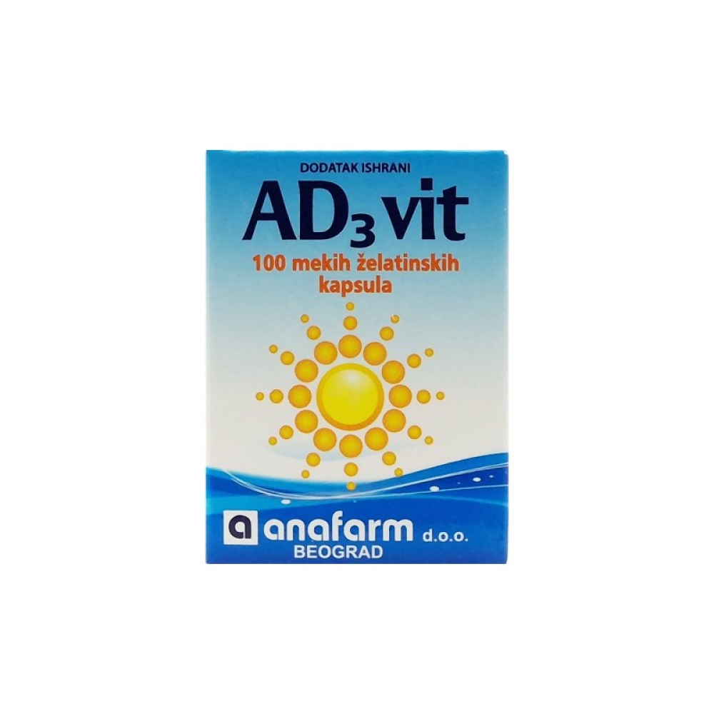 AD perle 100 mekih želatinoznih kapsula | Markfarm apoteka