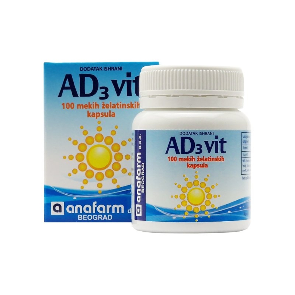 AD perle 100 mekih želatinoznih kapsula | Markfarm apoteka