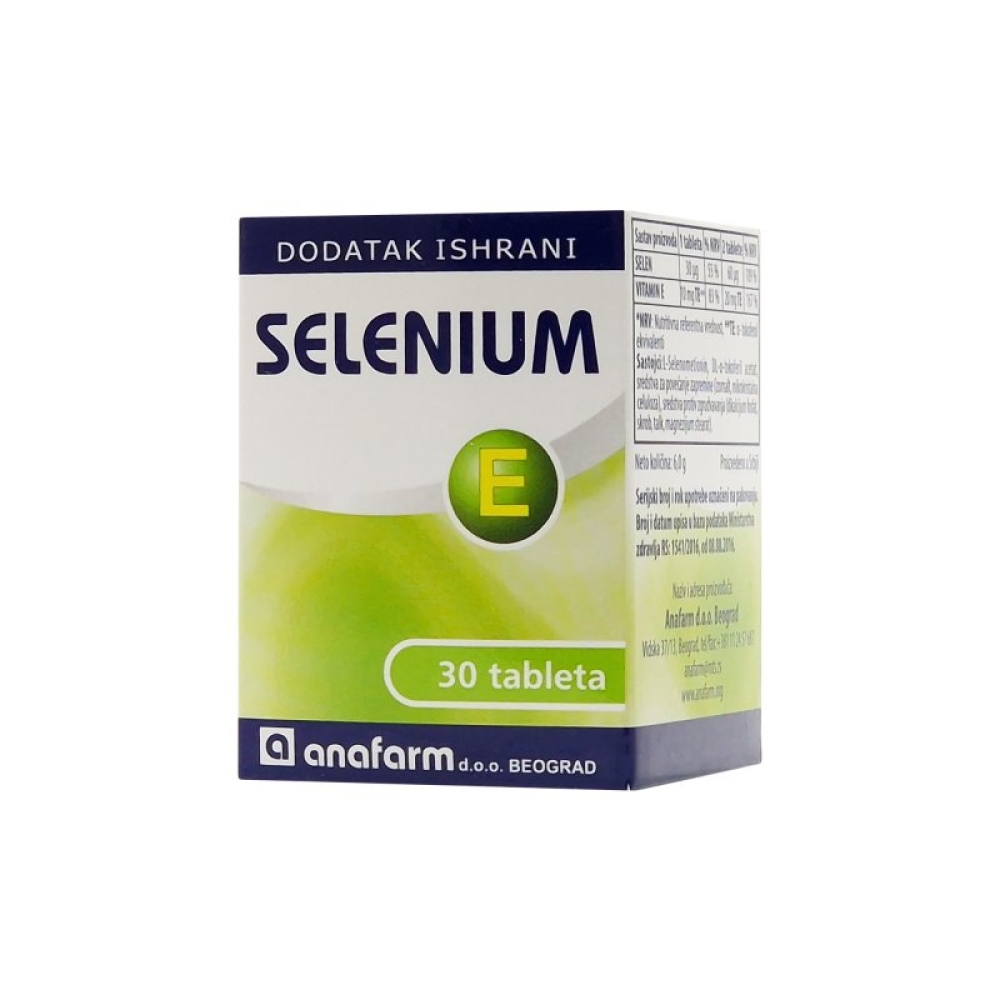 Selenium E 30 tableta | Markfarm apoteka