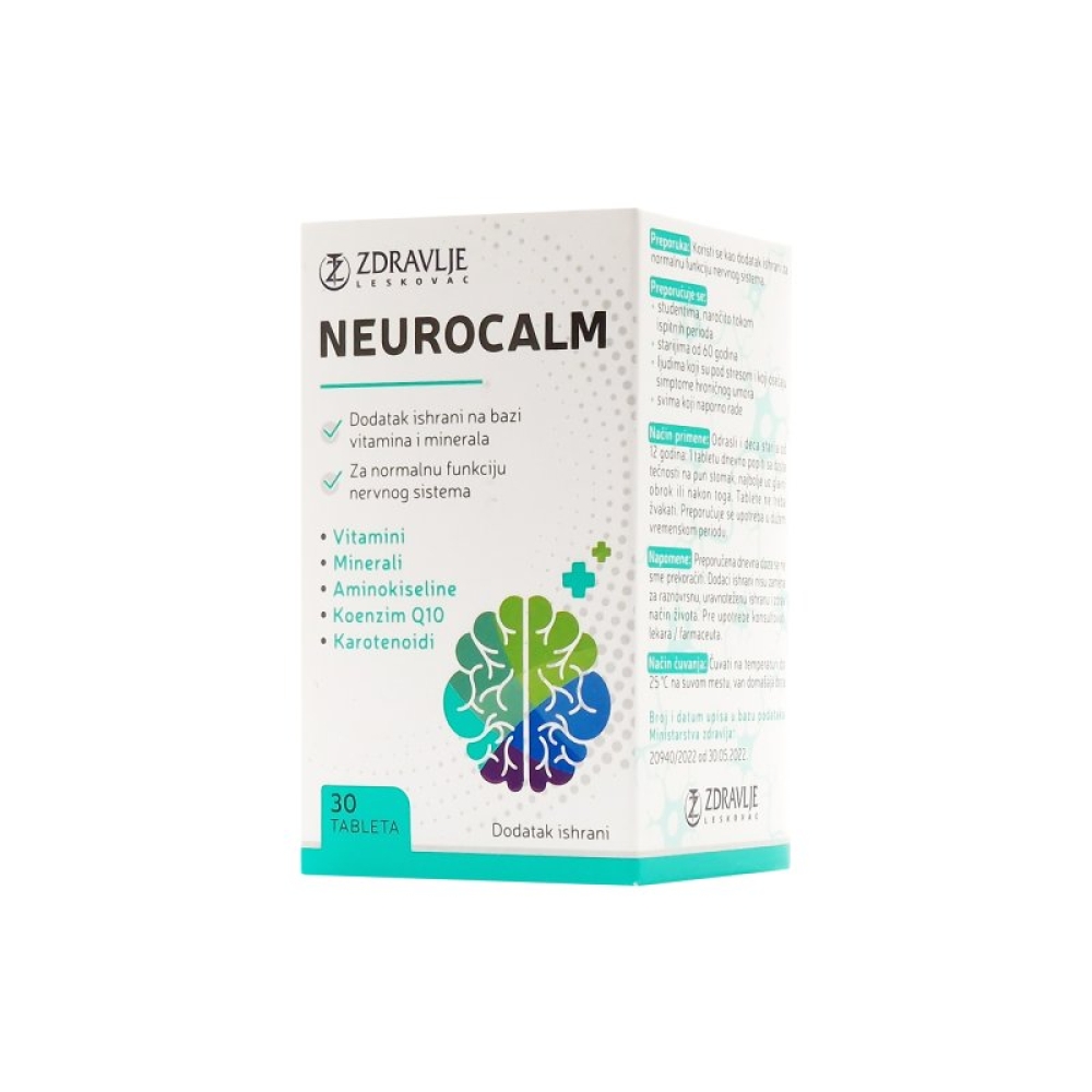 Neurocalm 30 tableta | Markfarm apoteka