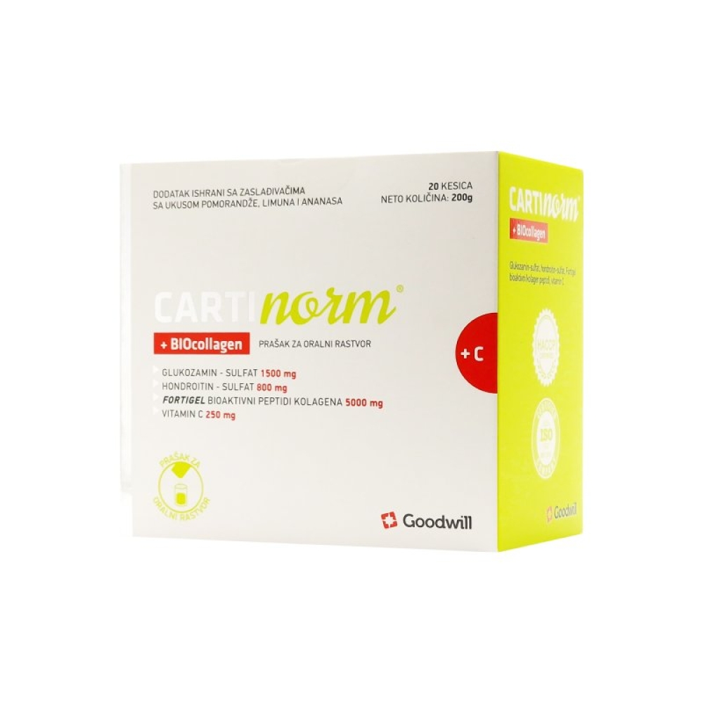 Goodwill Cartinorm + BIOcollagen prašak za oralni rastvor, 20 kesica ...
