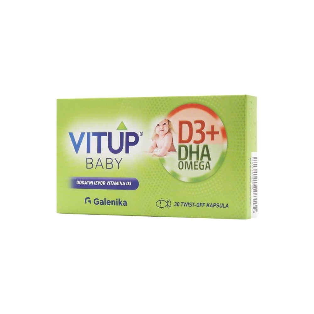 Vitup® D3+ DHA omega baby 30 twist-off kapsula | Markfarm apoteka