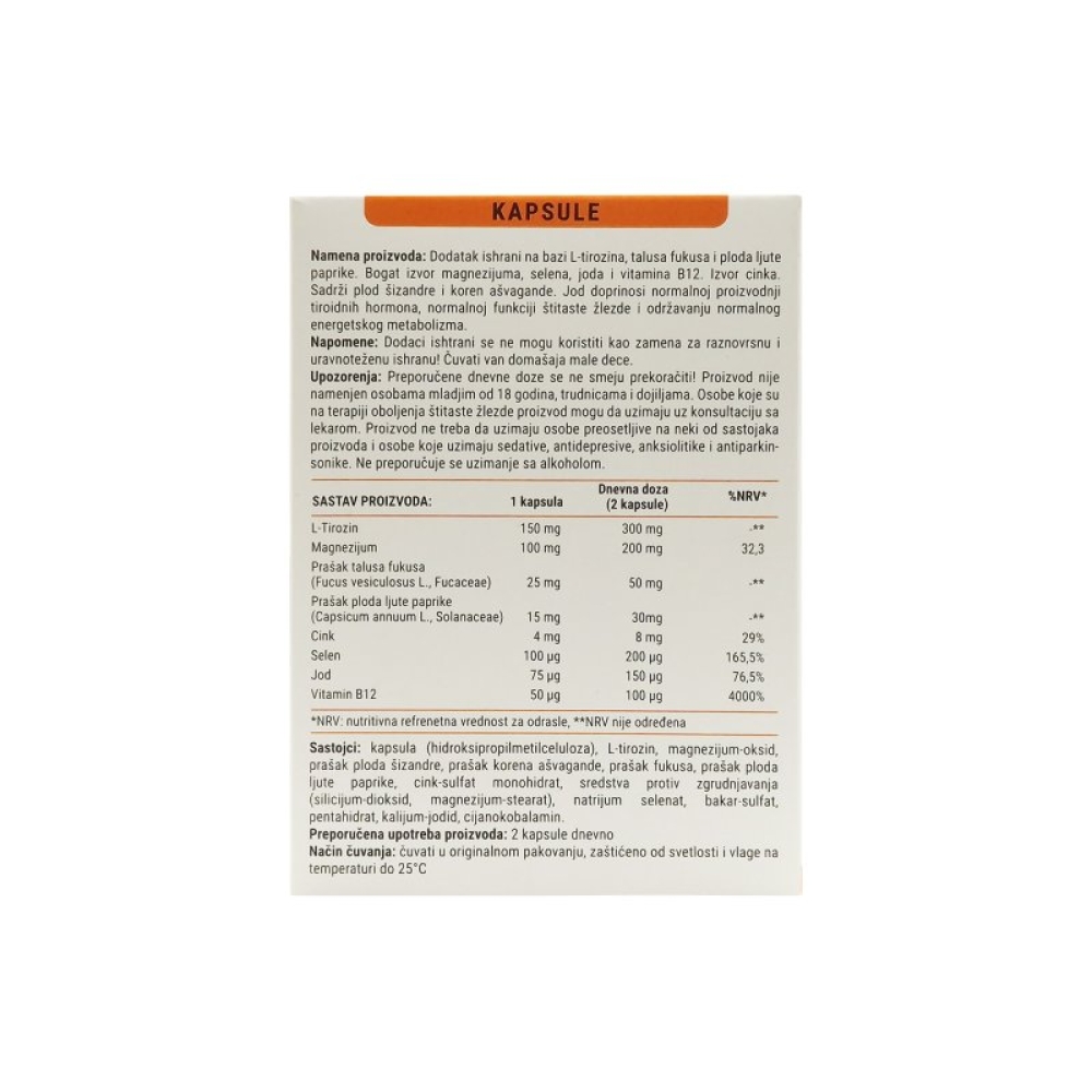 Thyrex Forte 30 kapsula | Markfarm apoteka