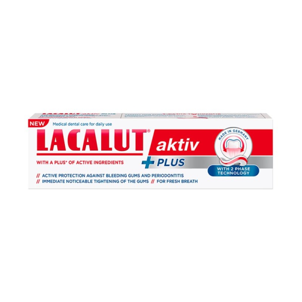 Lacalut Activ Plus zubna pasta 75 ml | Markfarm apoteka