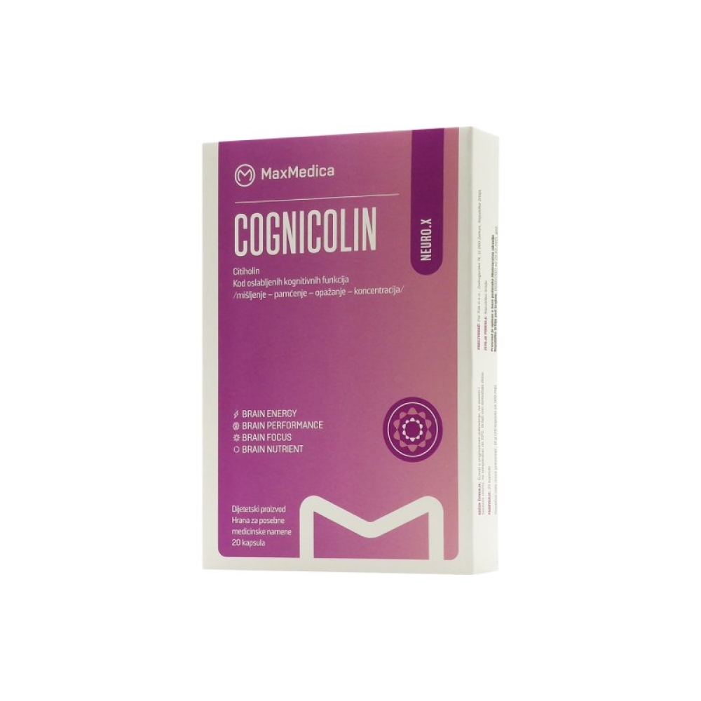 MaxMedica COGNICOLIN CPS A20 | Markfarm apoteka