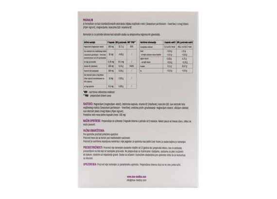 MaxMedica MIGRALIN 60 cps | Markfarm apoteka