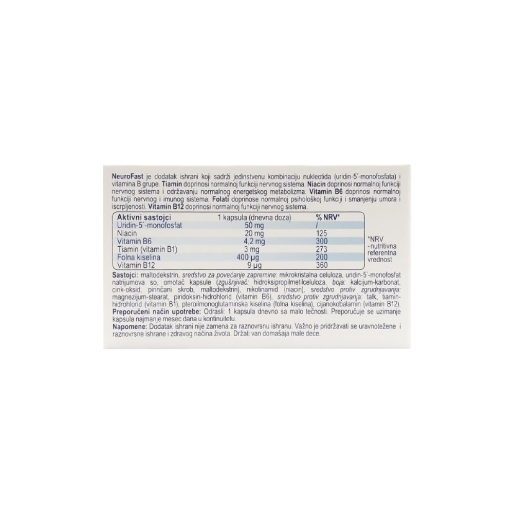 Neurofast 10 kapsula | Markfarm apoteka