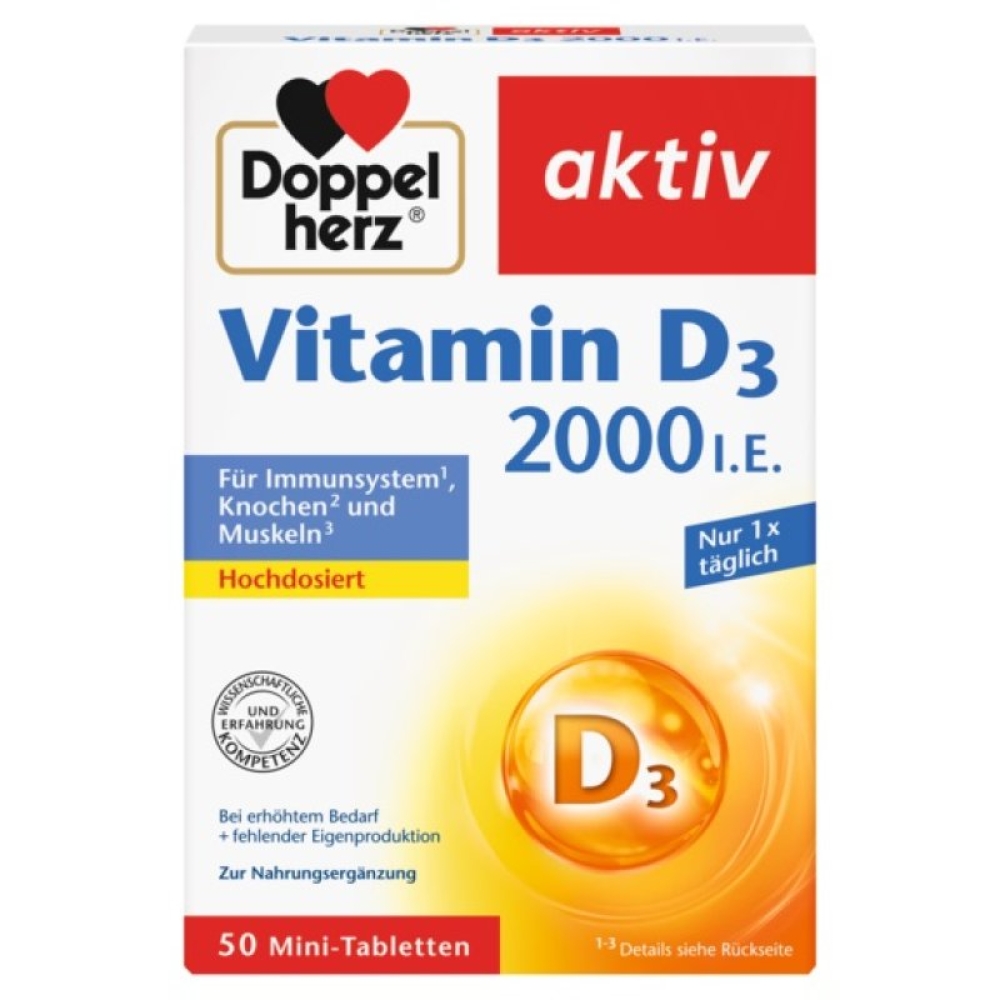 Doppel Herz Vitamin D 2000 50 tableta | Markfarm apoteka