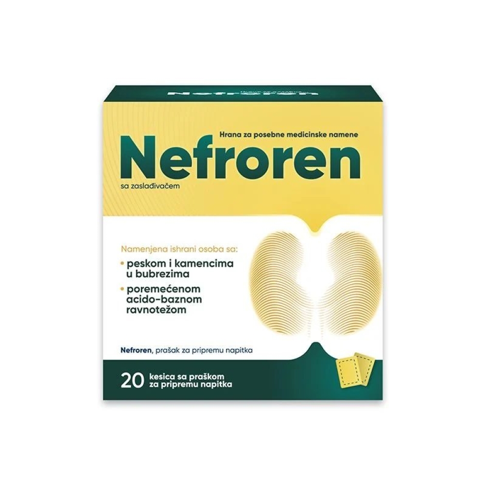Nefroren, prašak za pripremu napitka 20 kesica | Markfarm apoteka