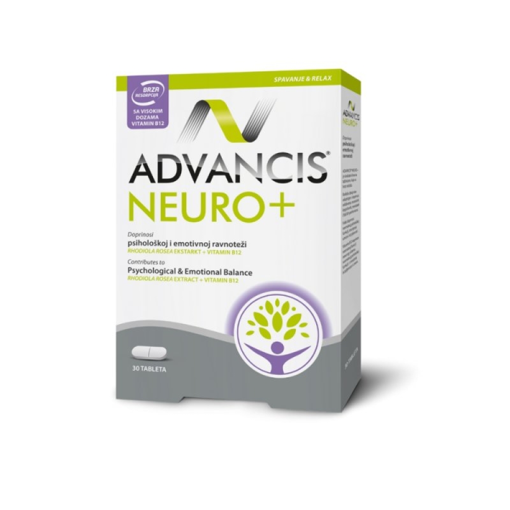 ADVANCIS NEURO+ tbl a30 | Markfarm apoteka