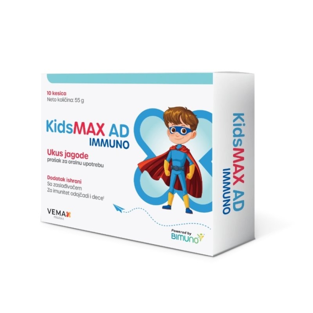 KidsMAX AD IMMUNO 10 kesica | Markfarm apoteka